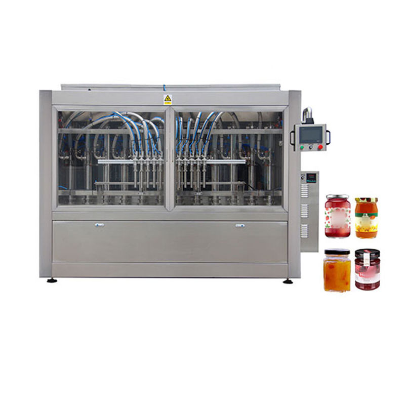 Servo Motor Driver Stainless Steel 50g Jam Jar Filling Machine ...