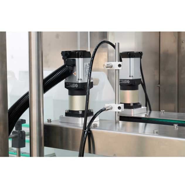 Beer Bottle Automatic Capping Machine With Cap Feeder Dual Capping ...