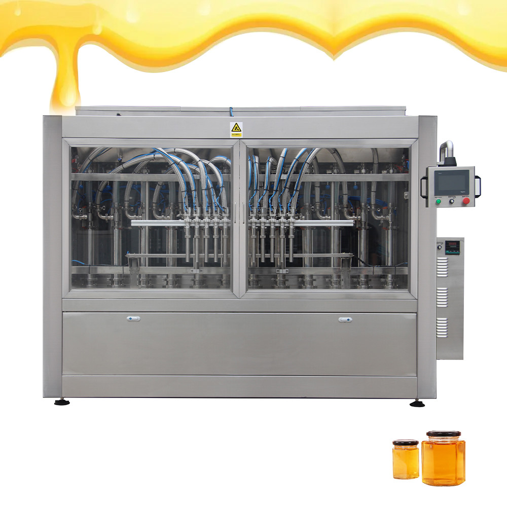 Automatic Servo Motor Piston Honey Filling Machine Honey Dispenser Line ...