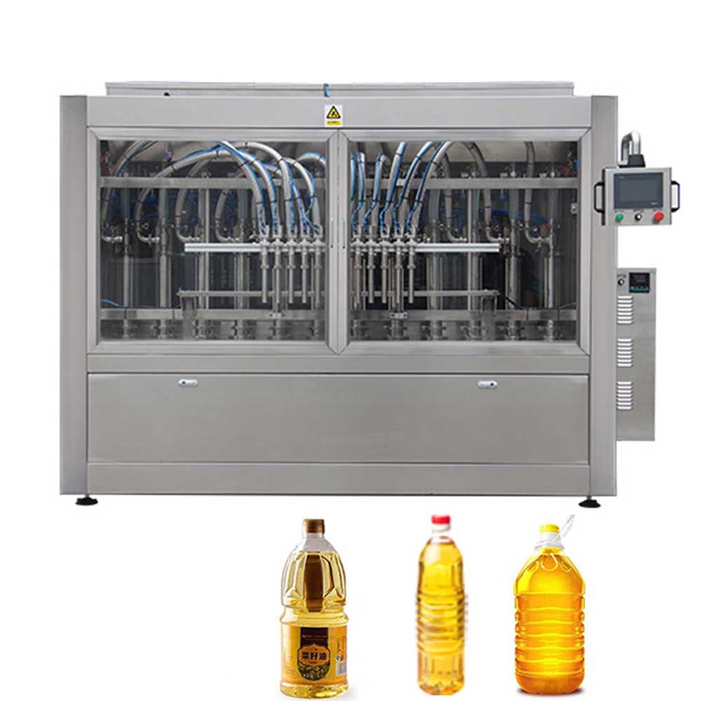 Automatic Piston Pump Cooking Oil Production And Filling Plant Cooking ...