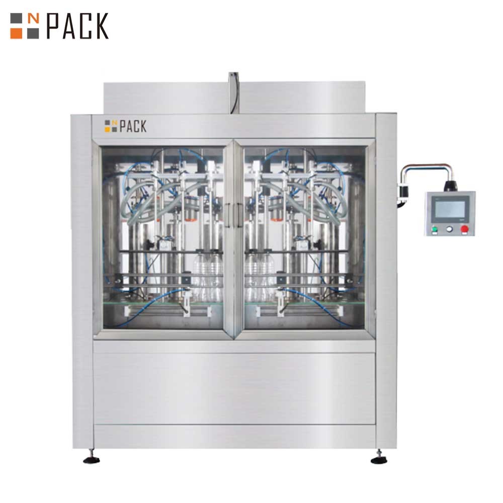 Automatic Volumetric Piston Filling Machine With Multy Heads Servo Driven Inline System