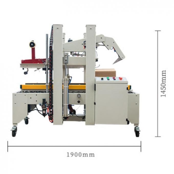 Automatic Cartons Box Sealer Carton Tape Sealing Machine Top And Bottom ...